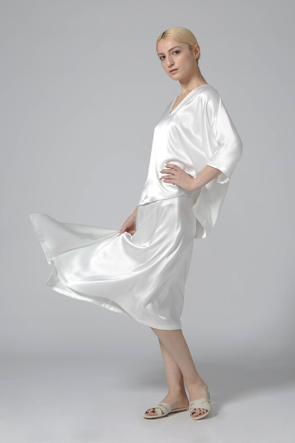 Marley Skirt - Egg Shell – RURI